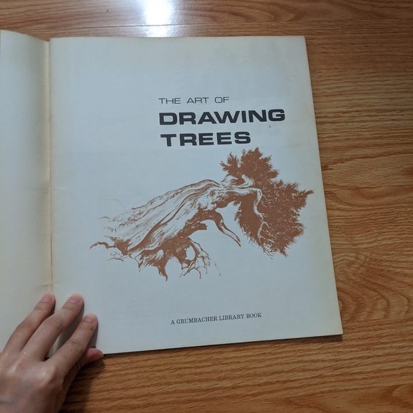 The Grumbacher Library | Office | Vintage How To Draw Trees Art Book ...